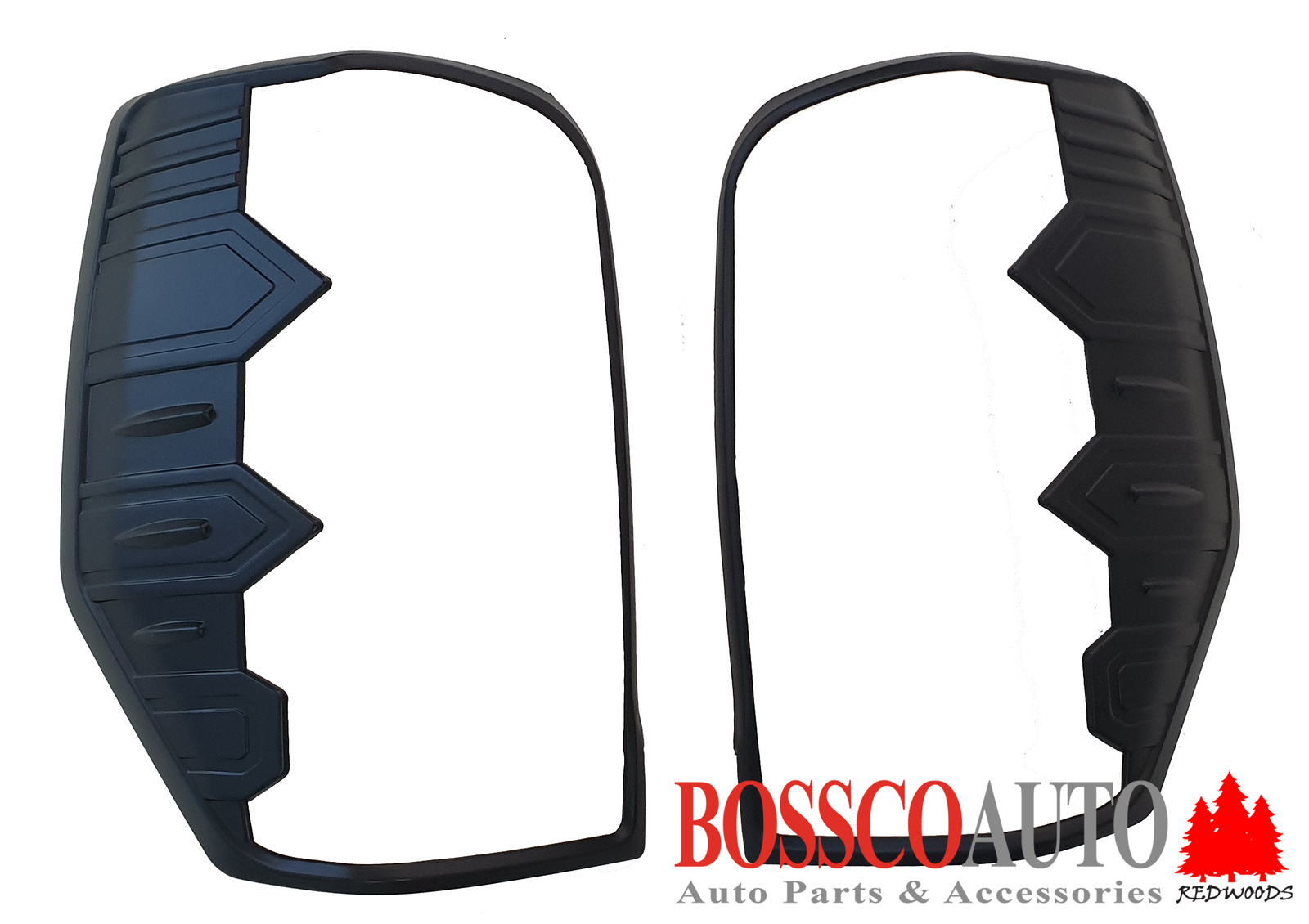 Rear Black Tail Light Taillight Light Trim Covers Suitable For Mitsubi ...