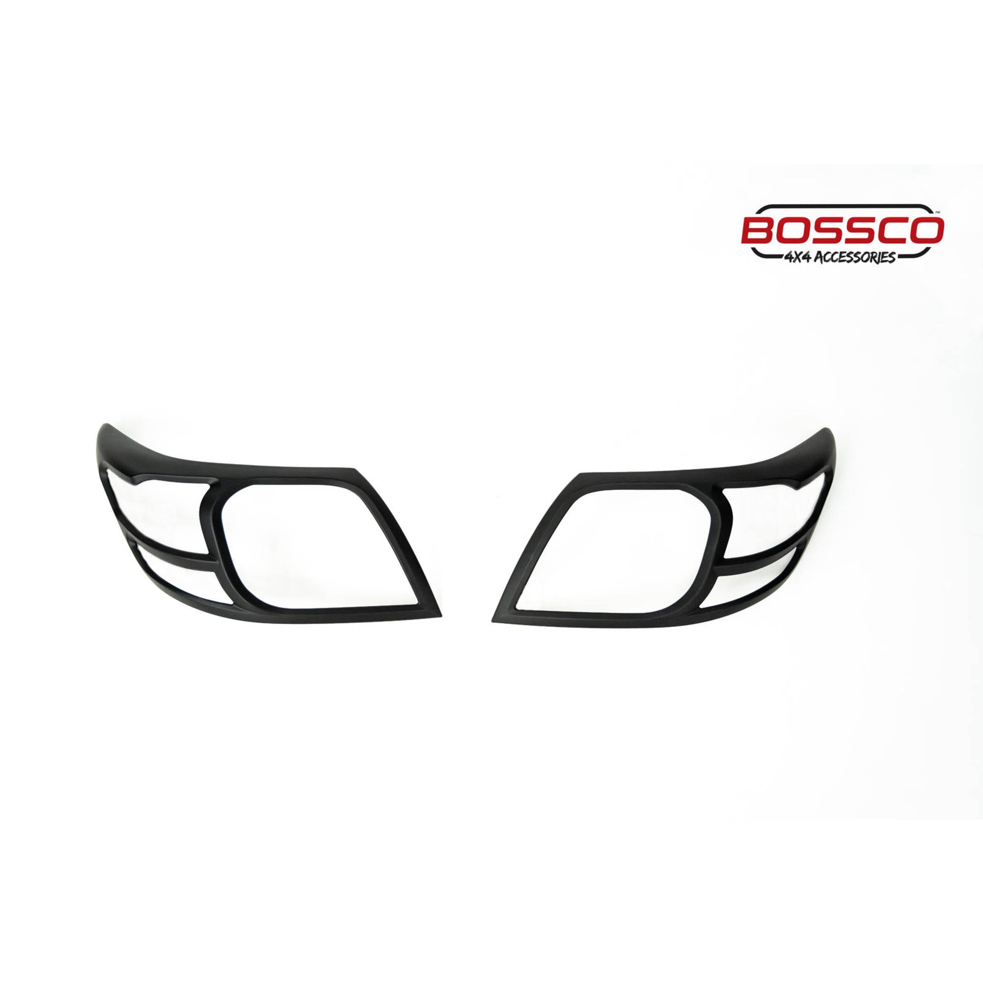 Front Black Headlight Head Light Trim Covers Suitable For Toyota Hilux ...