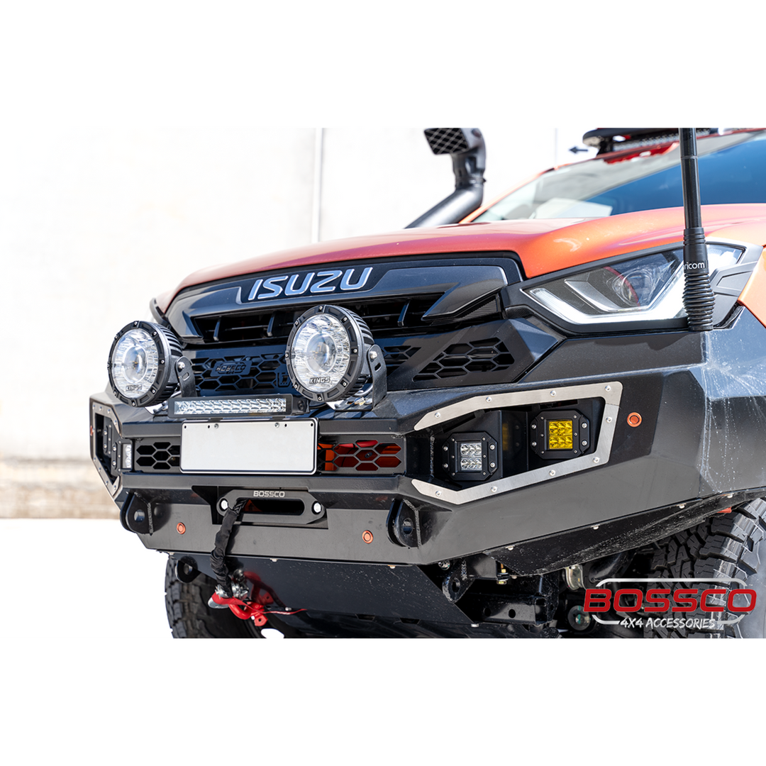 DMax Bullbar | Bossco 4x4 Isuzu Bull Bar | Isuzu D Max Bull Bar 2020-24 ...