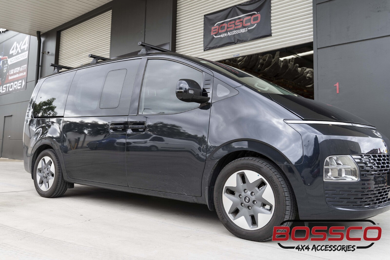 Heavy Duty Roof Racks suitable for Hyundai Staria 2021- - Bossco Auto ...